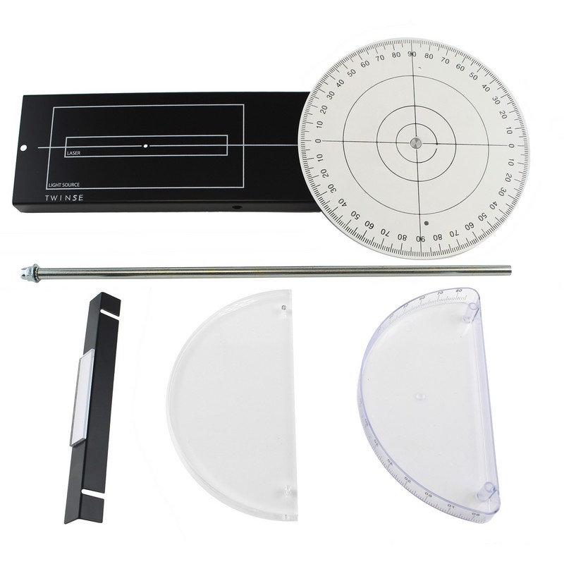 Ensemble réflexion et réfraction – Disque gradué et accessoires magnét